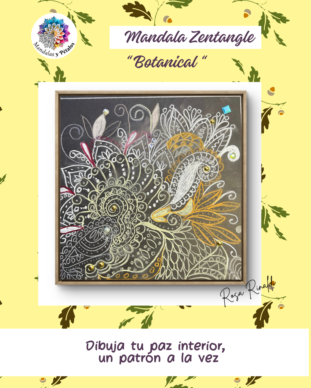 Mandala Zentangle: – Rosa Rinaldi